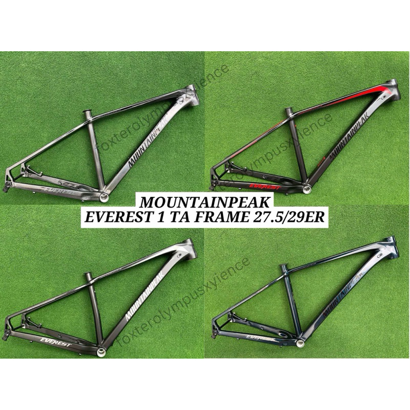 Mountainpeak Frame Everest 1 29er Thru Axle with HEADSET AND SEATCLAMP ...