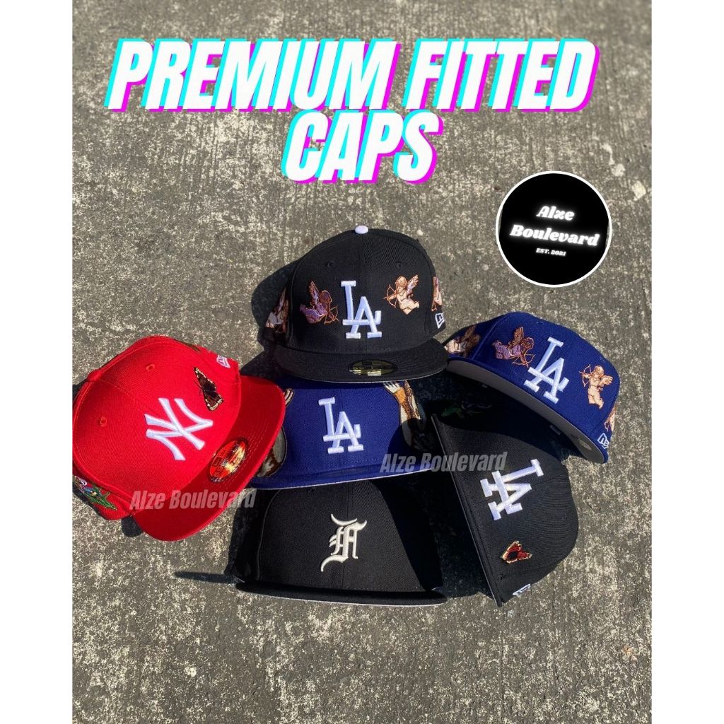 Alze Premium Fitted Caps MLB/FELT/JON STAN/BORN&RAISED & Fear of God ...