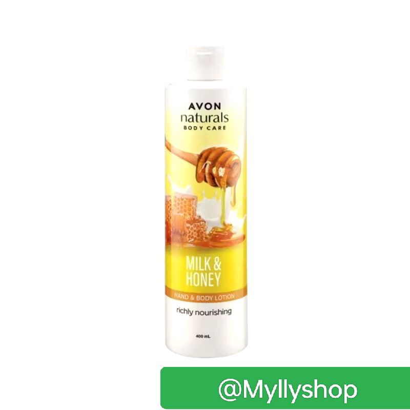 AVON NATURALS MILK & HONEY BODY LOTION BATH & BODY CARE 400ML | Shopee ...