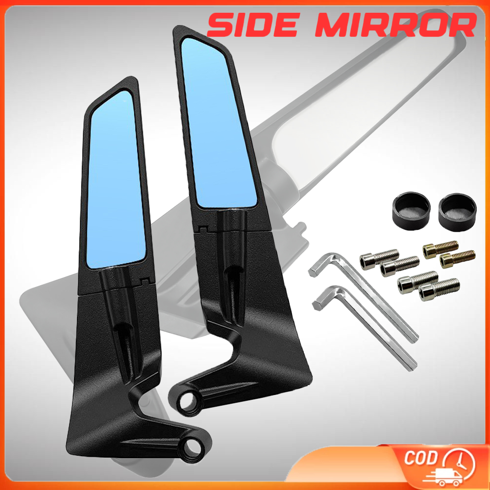 CNC Wind Wing Rotating V3 Side Mirror Universal Reduces Rearview ...