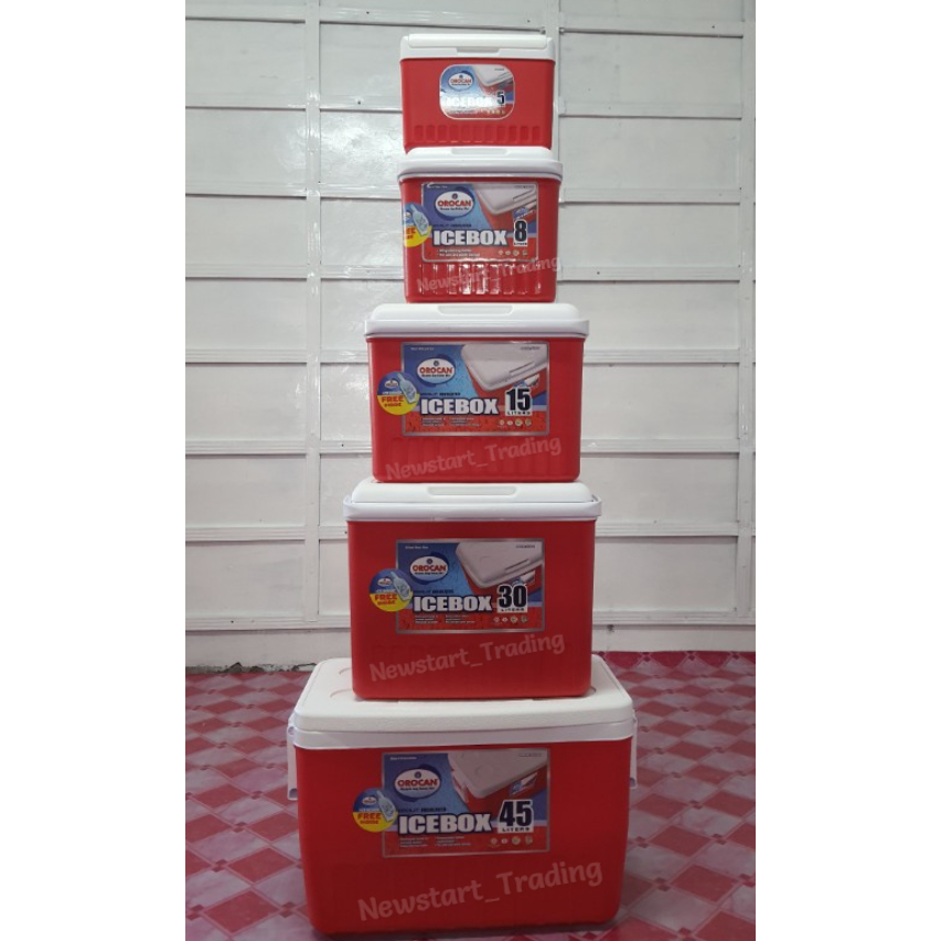 OROCAN INSULATED ICE BOX WITH FREE ICE SCOOPERS ( 5L/8L/15L/30L/45L ...