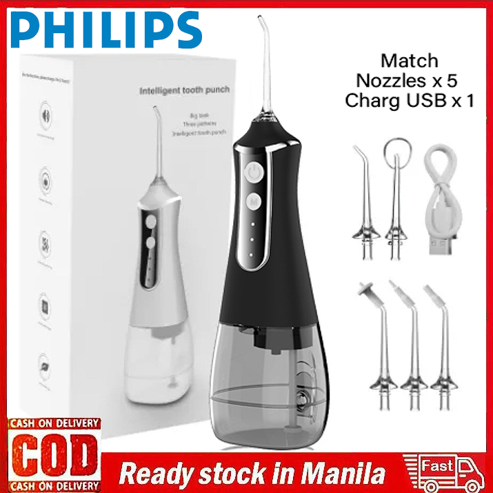 Philips Waterpulse Cordless Oral Irrigator Portable Irrigators Water ...