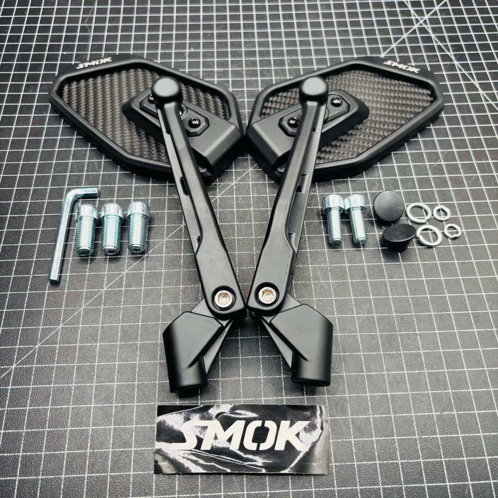 SMOK UNIVERSAL SIDE MIRROR SET SPECTRE CARBON M2 (GREEN) | Shopee ...