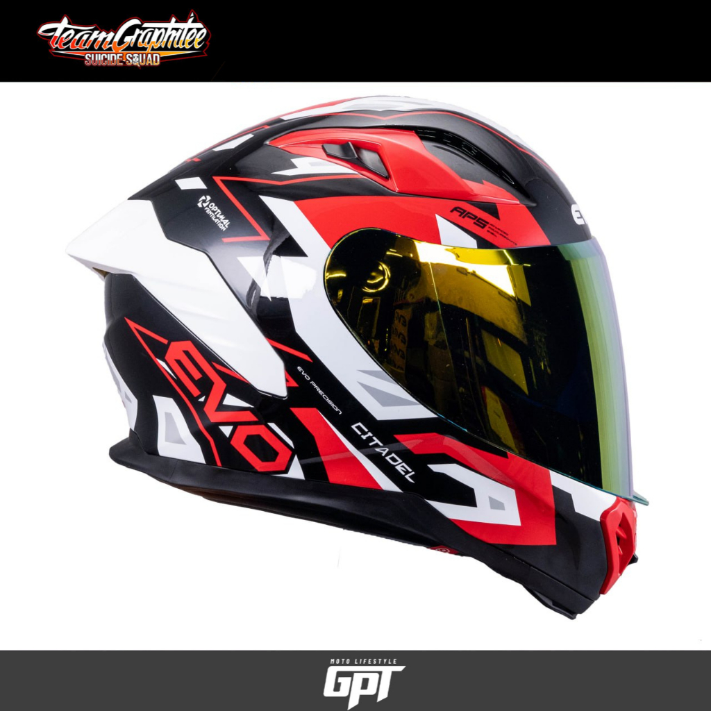 EVO M1-01 CItadel Full Face Dual Visor With Free Clear Lens | Shopee ...