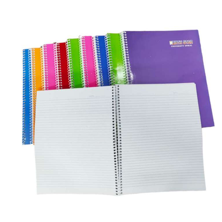 BIG SPIRAL AND SMALL SPIRAL NOTEBOOKS 10pcs/1 ream stationary school ...