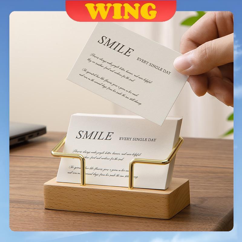 Business Card Holder Manager Office Desk Accessory Desktop Shelf ...