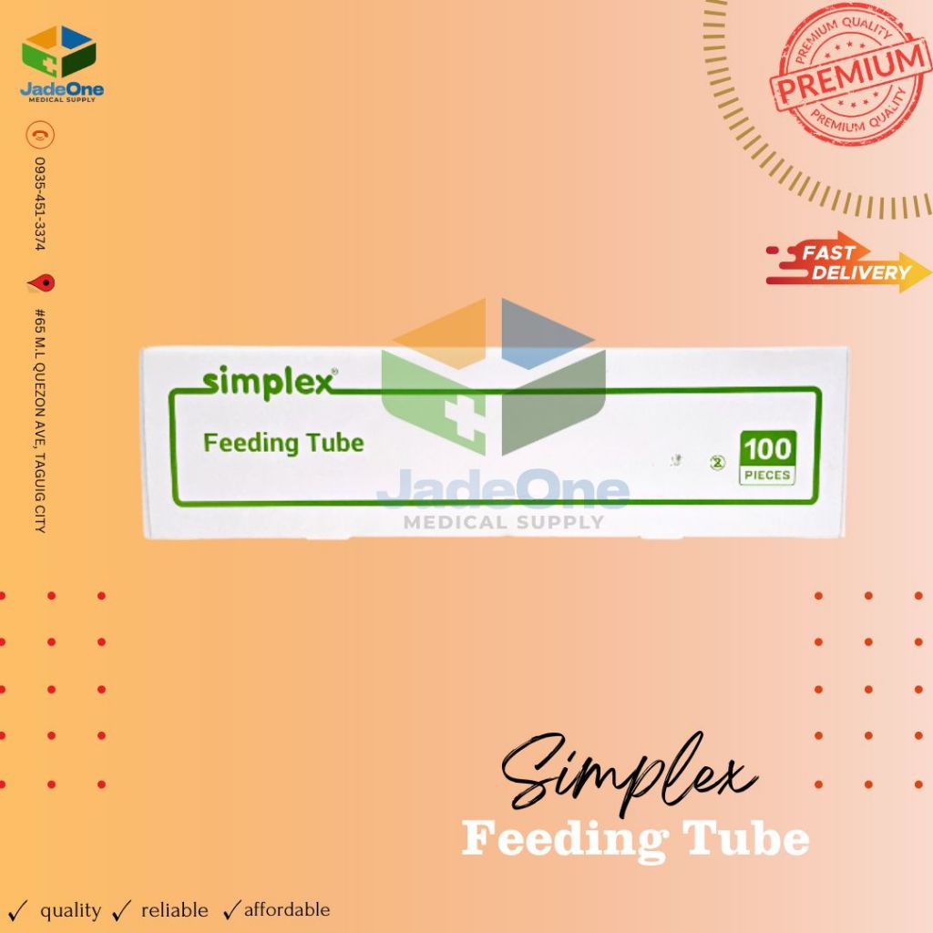 SIMPLEX Feeding Tube (100's/Box) | Shopee Philippines