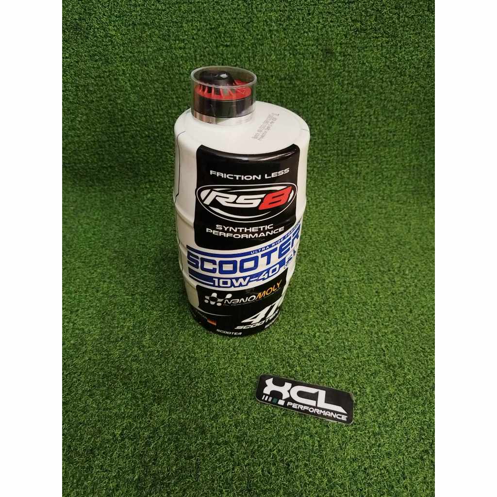 RS8 Eco Scooter Nanomoly Oil 10W-40 Original 1L & 800ML- 100% Synthetic ...
