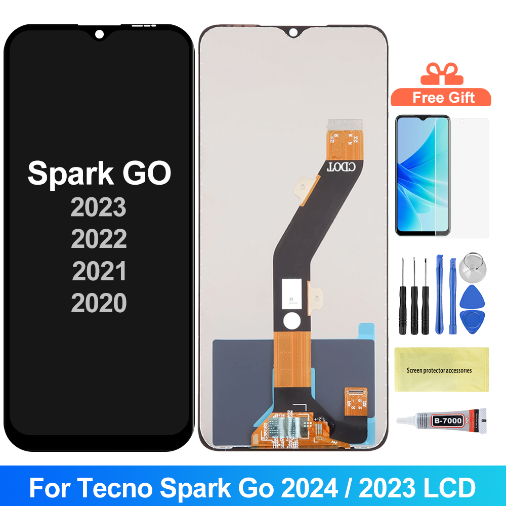 LCD Screen For Tecno Spark Go 2025 2024 2023 2022 2021 2020 Lcd Touch Screen KE5k KE5s KG5h BF7N ...