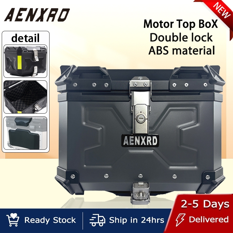 AENXRD #886 Top Box Motorcycle Box 45L HARD PLASTIK TOP BOX Motorcycle ...