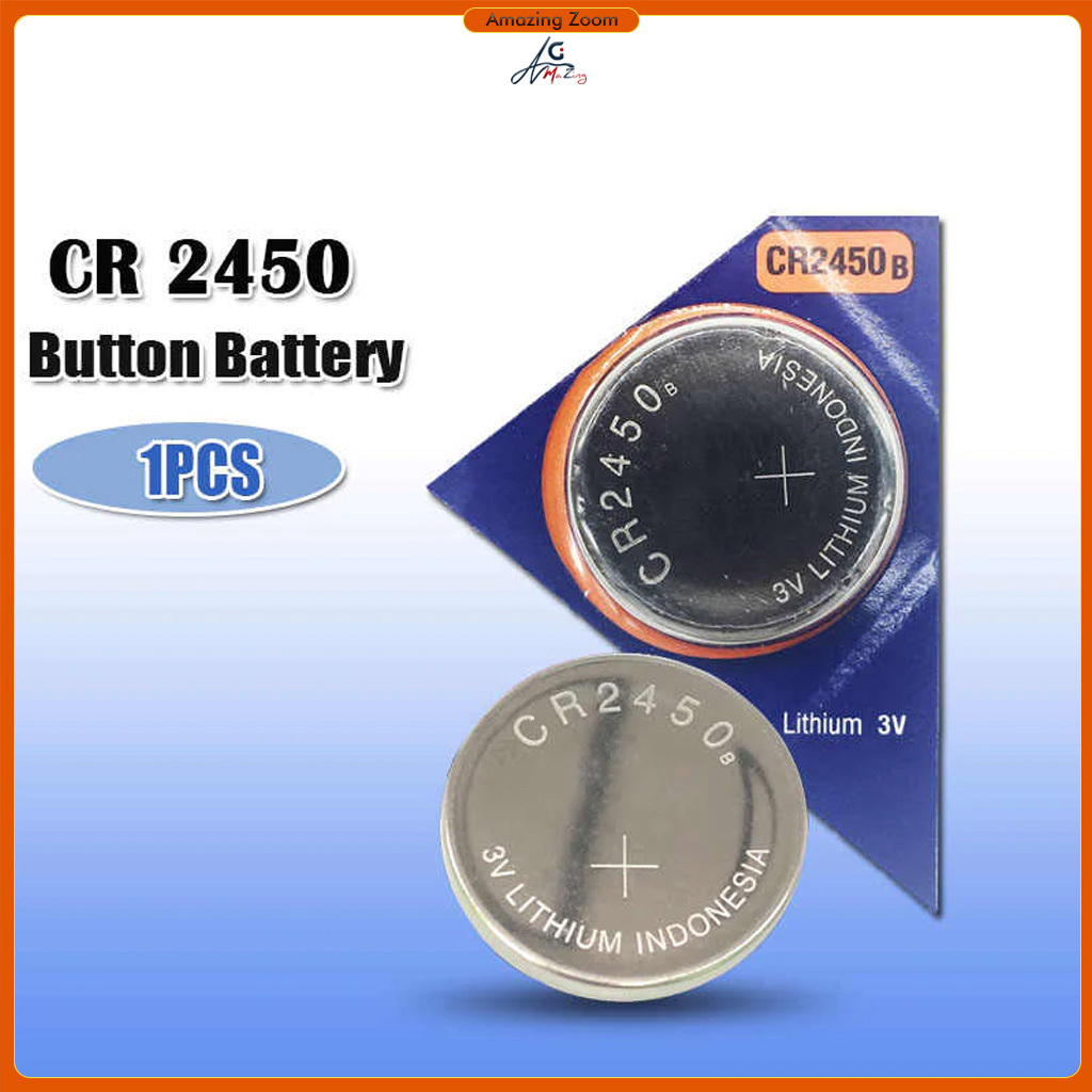 Amazing Original CR2450 Battery 3V Lithium Button Coin Cell Battery ...