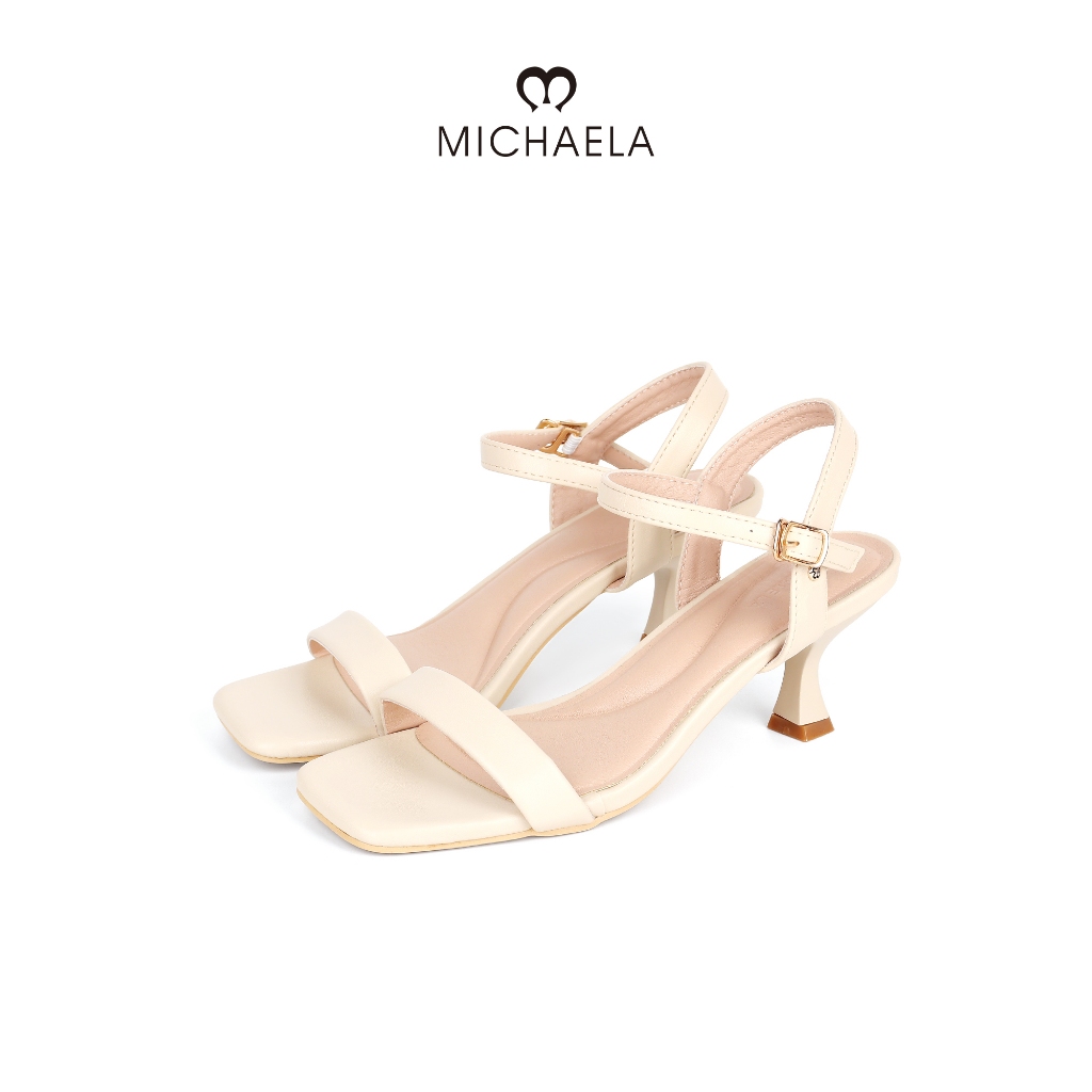 MICHAELA Elegant Slingback Heels 7CM Strappy Stiletto Heel Sandals for ...
