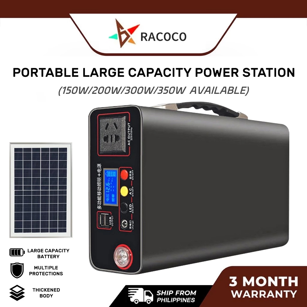 Portable Power Station 220V 350W Multifunctional Power Bank 109600mAh Large Capacity Solar ...