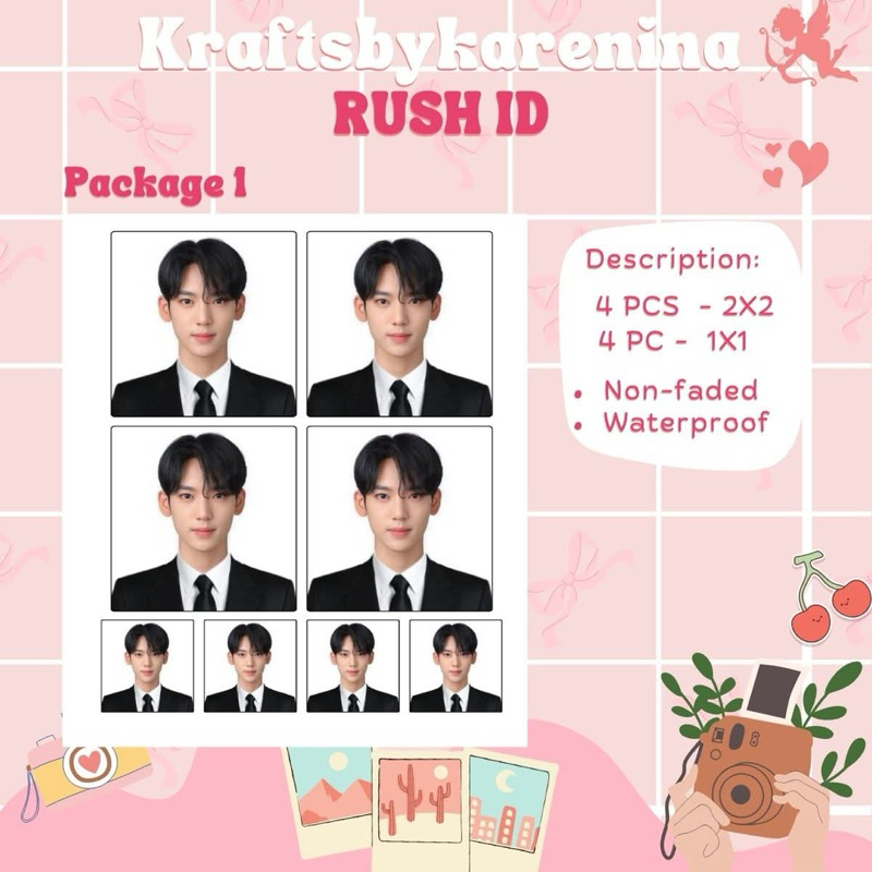 RUSH PHOTO ID (1x1, 2x2, Passport size) | Shopee Philippines