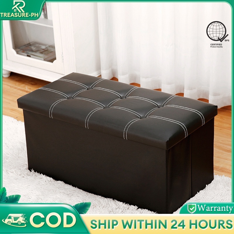 Sofa Storage Box Multfunctional Foldable Storage Stool Household ...