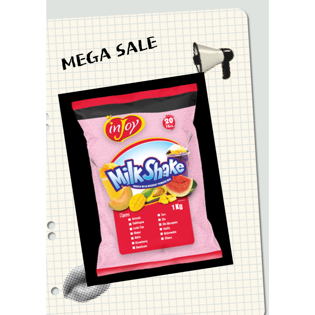 InJoy Strawberry Milk Shake 1kg (Bagsak Presyo) | Shopee Philippines