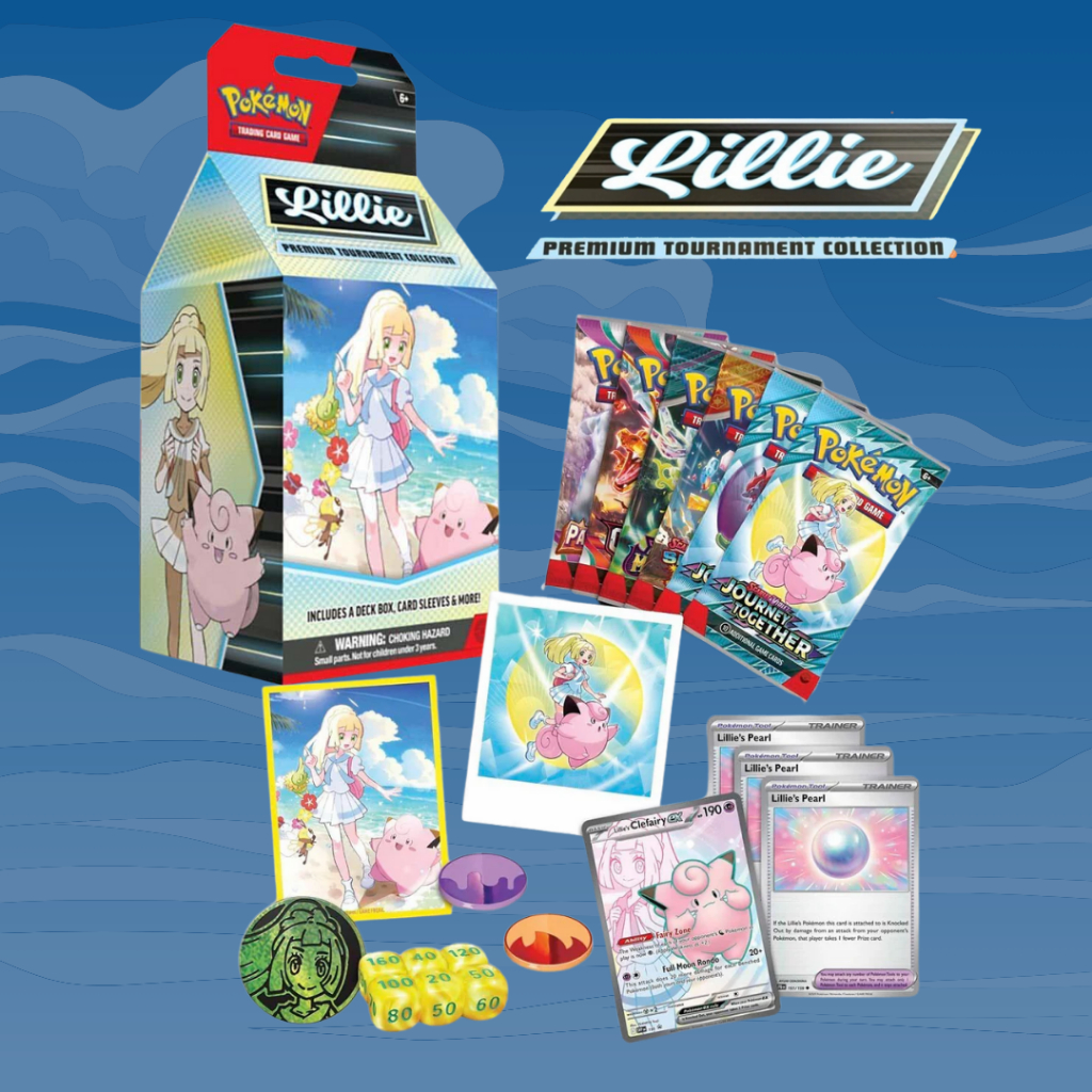 Pokemon TCG Lillie Premium Tournament Collection Box | Pokemon Trading Card Game: Scarlet ...