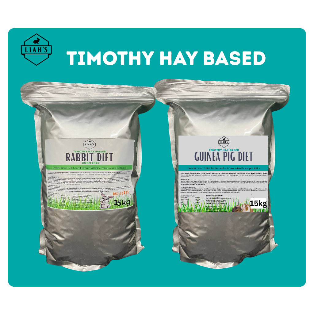 Timothy Hay Based Pellets 15kg - CORN FREE | Shopee Philippines
