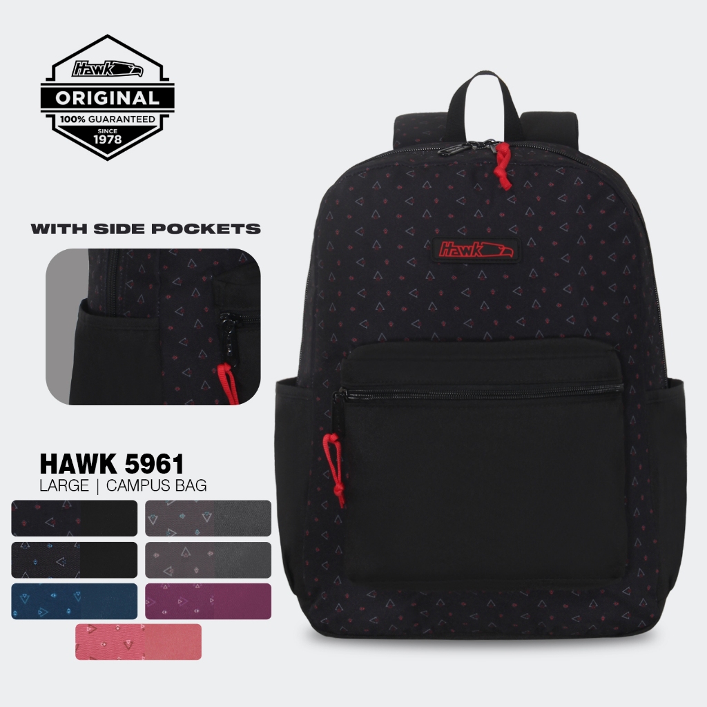 Hawk 5961 Backpack with Side Pocket | Shopee Philippines