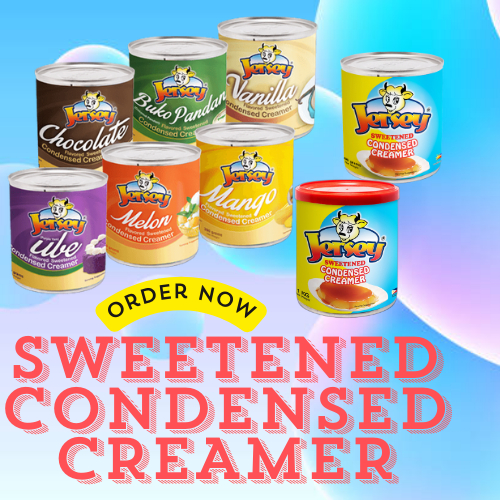 Jersey Condensed Creamer 1KG, 390G and Ube, Chocolate, Mango, Melon ...