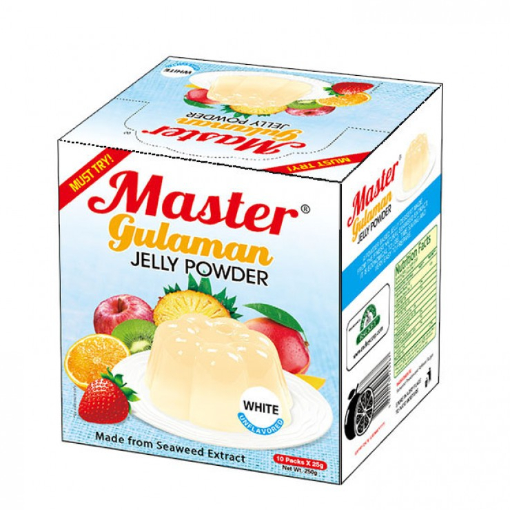 Master Gulaman Jelly Powder White Unflavored 10Packs x 25g | Shopee ...