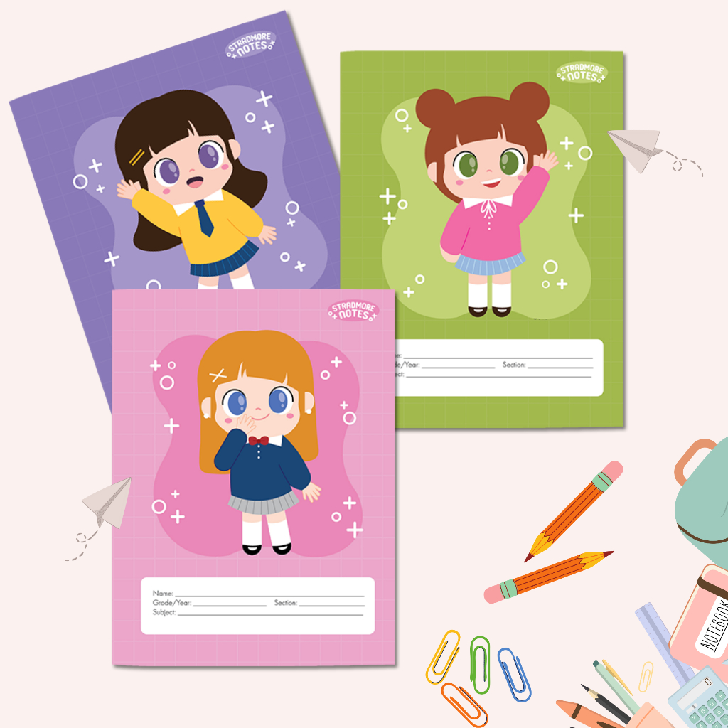 Stradmore Writing and Composition Notebook Missy-Grade School High ...