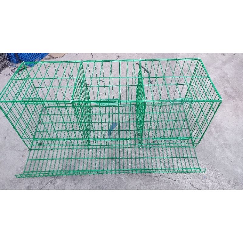 battery cage 3door for chicken hen. paitlogan ng manok. steel coated ...
