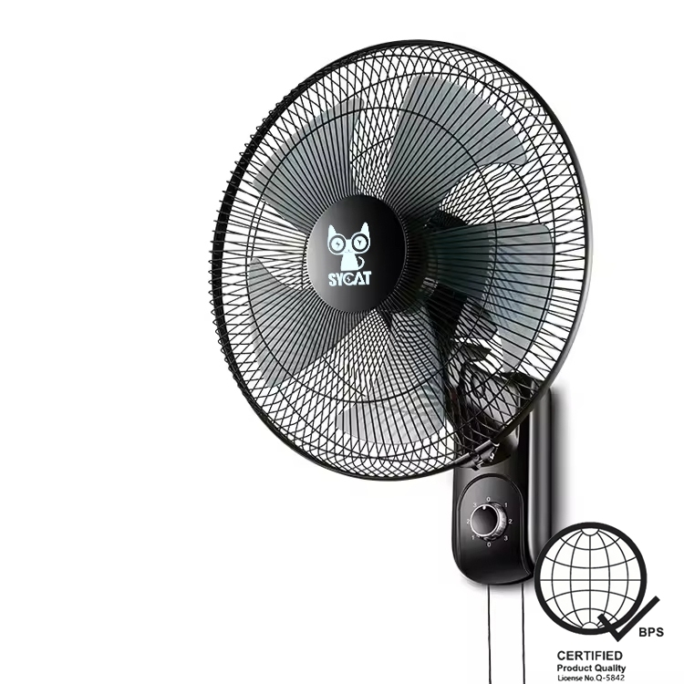SYCAT-18BR Wall Fan Electric Fan 16 Inch Wall-mounted Fan Adjustment ...