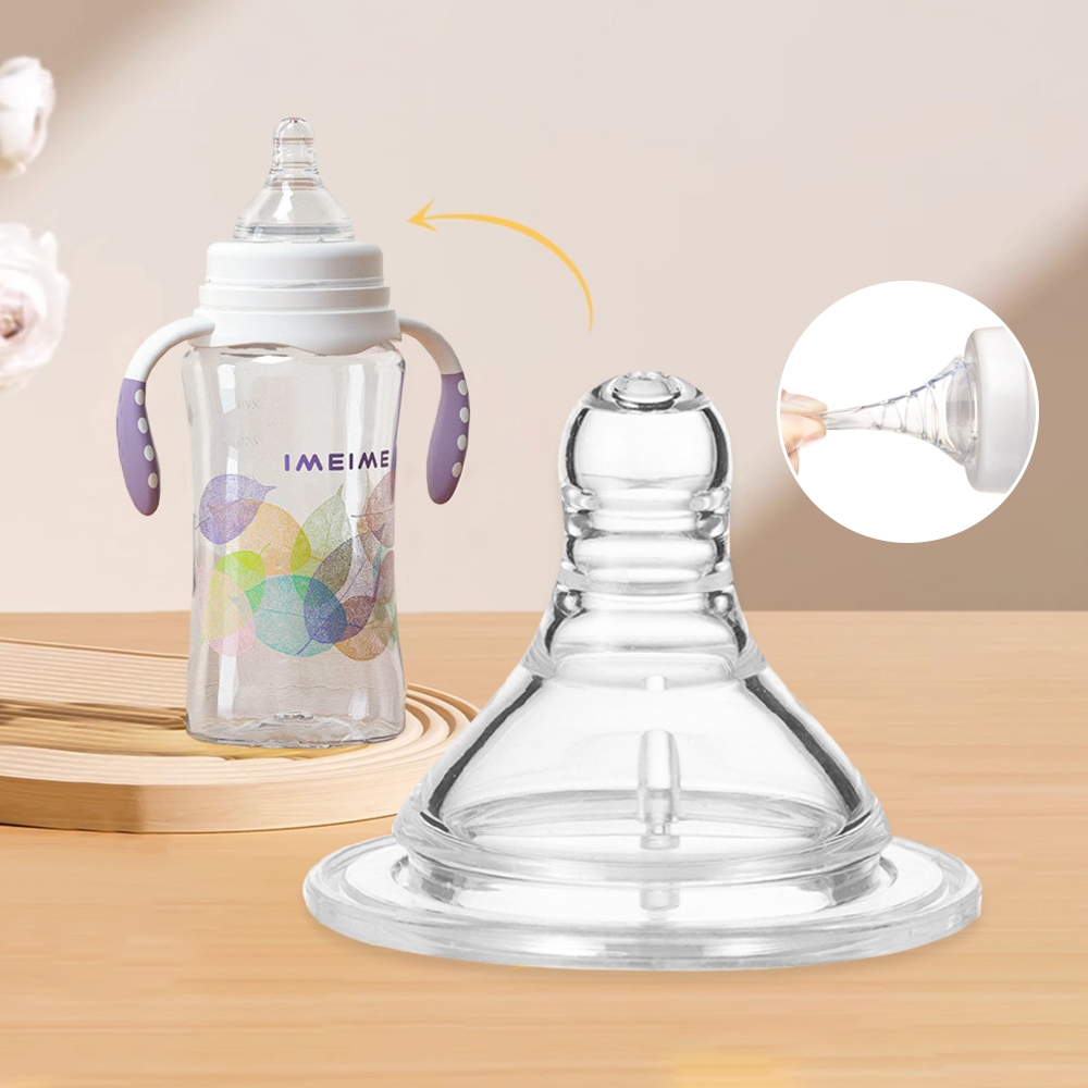 Lakoe 5cm Baby Nipple Pacifier Newborn Bottle wide neck standard nipple ...