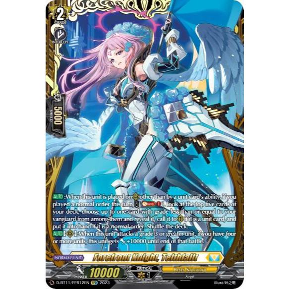 Forefront Knight, Teithfallt (D-BT11 12 FFR Keter Sanctuary) Cardfight Vanguard | Shopee Philippines