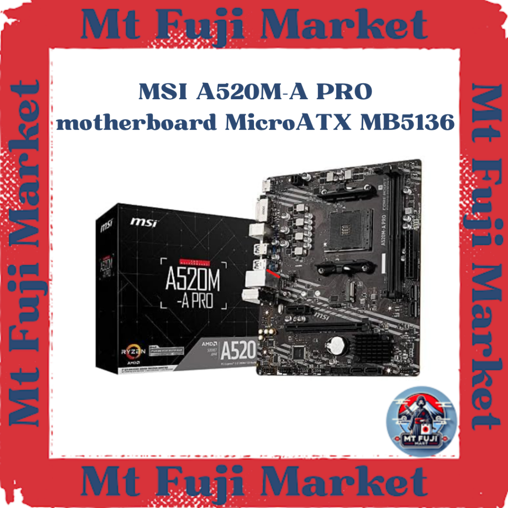 【direct from japan】 MSI Motherboard A520M-A PRO [Compatible with Ryzen ...