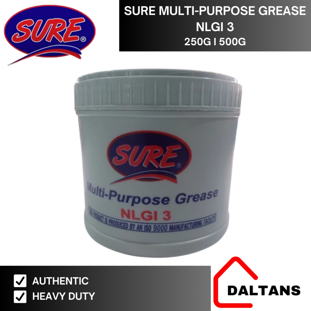 ORIGINAL SURE MULTI-PURPOSE GREASE NLGI 3 (250G) (500G) | Shopee Philippines
