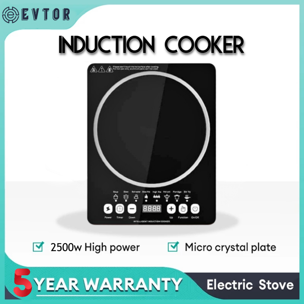 Evtor Induction Cooker Fast Heating Power Saving Smart Touch Screen ...