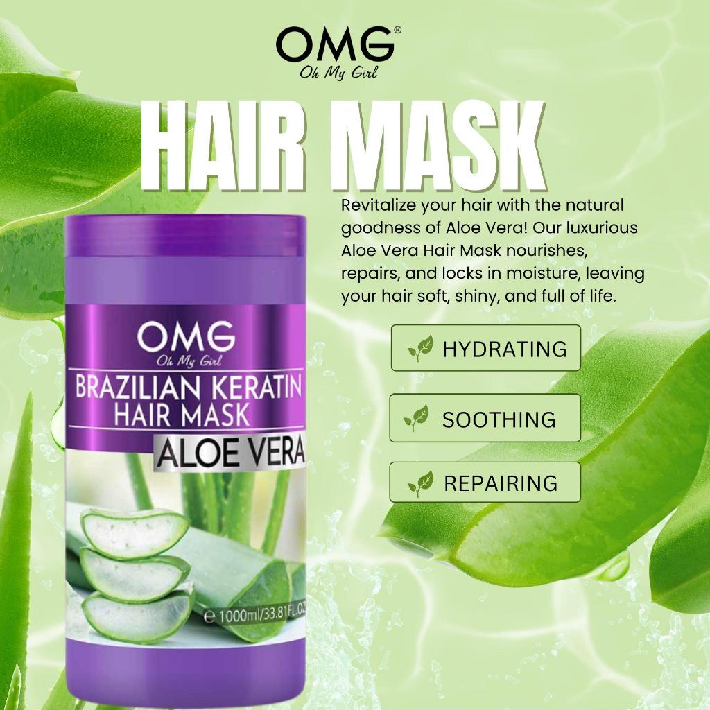 OMG Brazilian Keratin Hair Mask 1000ml | Shopee Philippines