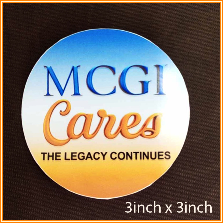 MCGI Cares The Legacy Continues Tumbler Car MC Motor Motorcycle Decal ...
