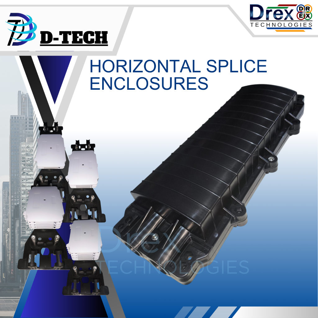 D-Tech 24/48/72/96 Cores Horizontal Splice Enclosure Outdoor (Splice ...