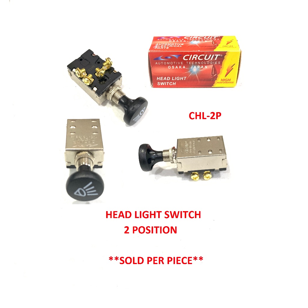 CIRCUIT HEADLIGHT SWITCH 2-POSITION CHL--2P. SOLD PER PIECE | Shopee ...