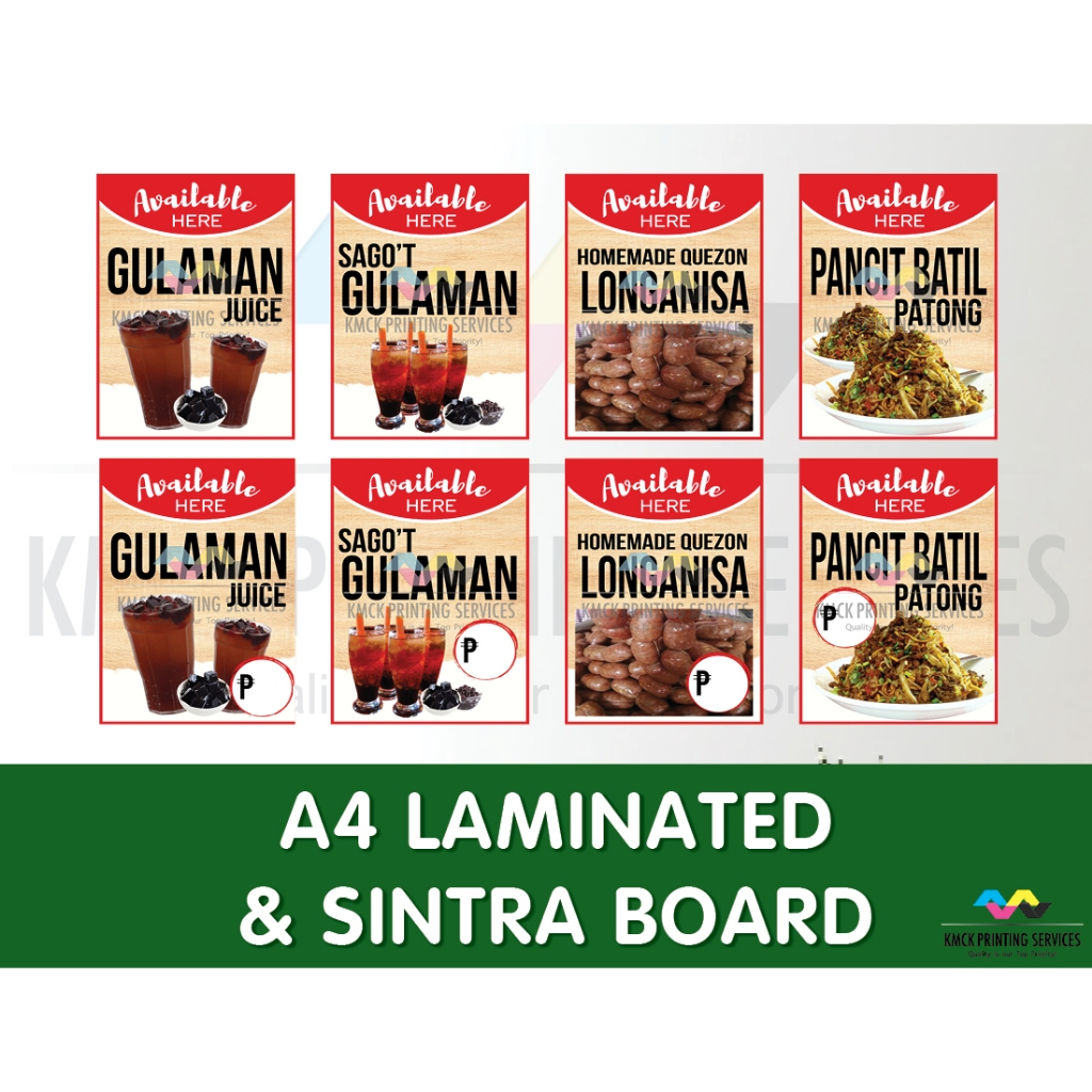 Available Here Gulaman, Sago't Gulaman, Quezon Longanisa, Pancit Batil ...