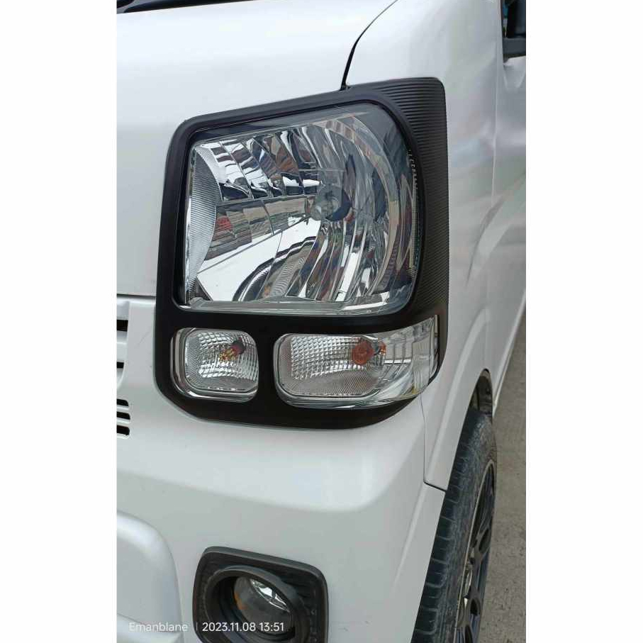 Head Light Garnish Pair BLACK for DA17 DA64V DA64W Every Wagon Transformer Multicab Van | Shopee ...
