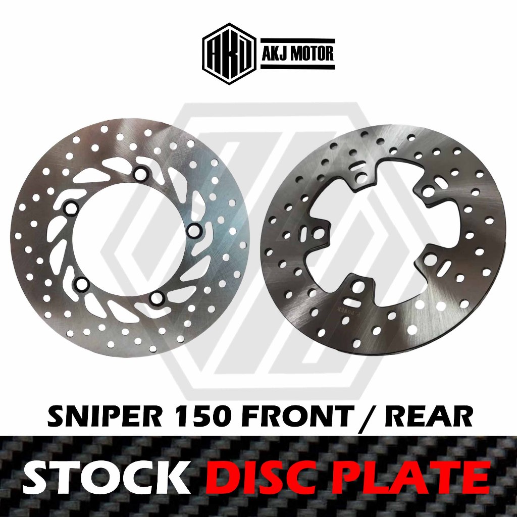 STOCK Disc Plate DISC Brake Yamaha For Sniper 150 Rear | Shopee Philippines