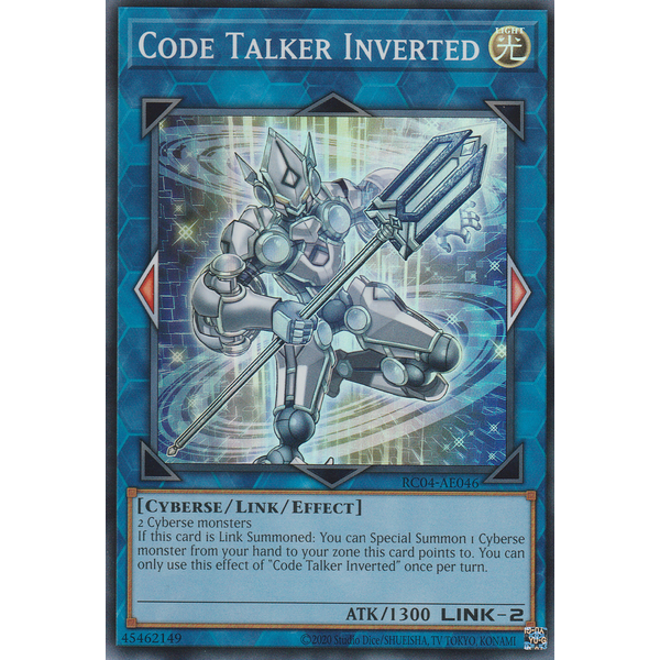 [yugioh-ocg-ae] "Code Talker Inverted" (Asian-English) | Shopee Philippines