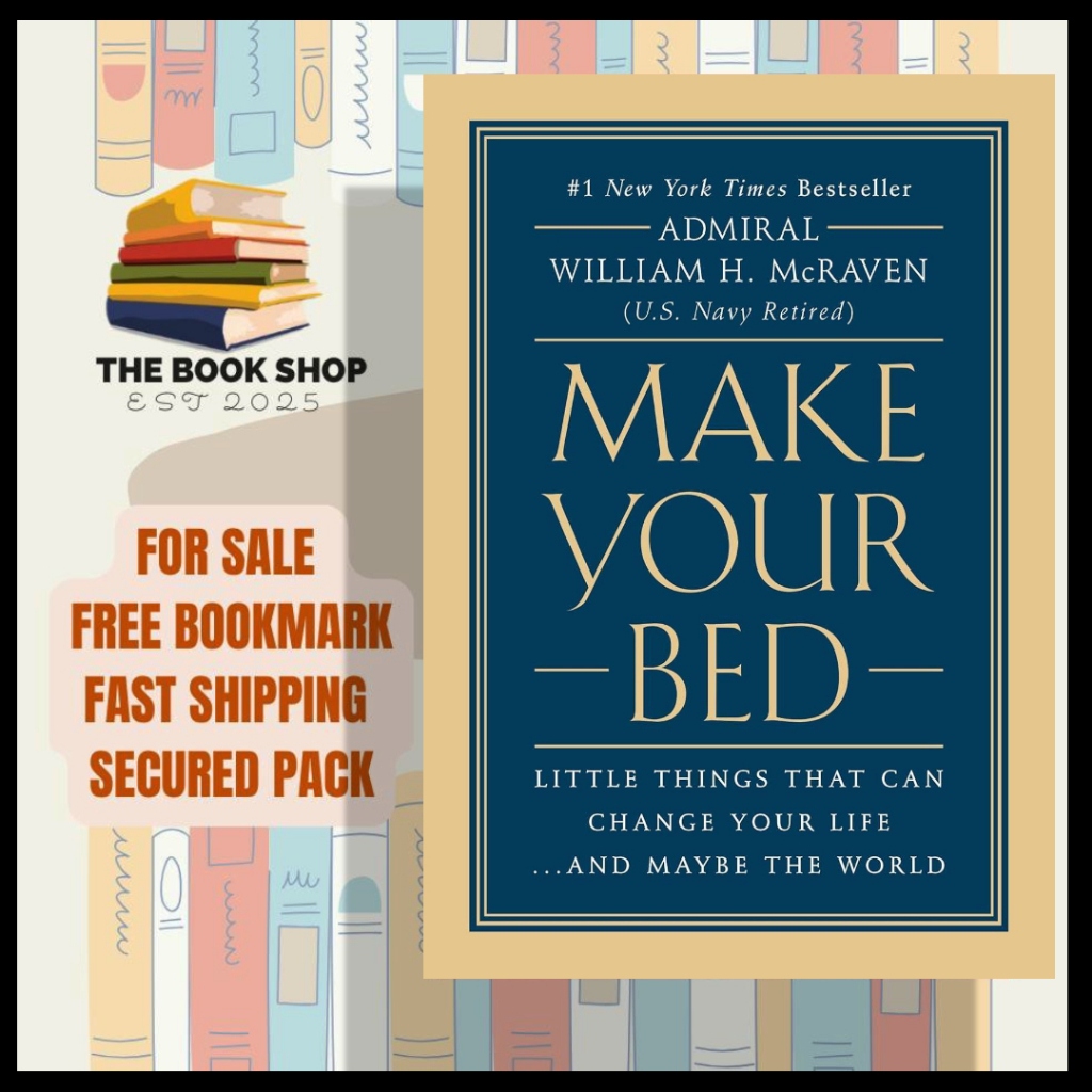 Make Your Bed by Admiral William H. McRaven - with free | Shopee ...