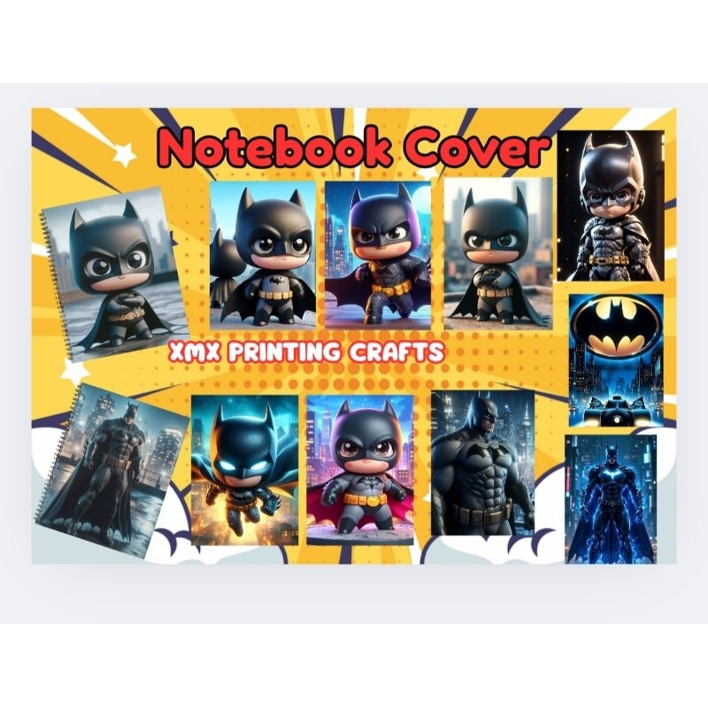 Batman Notebooks 5pcs per set ( Writing, Composition, Spiral ) | Shopee ...