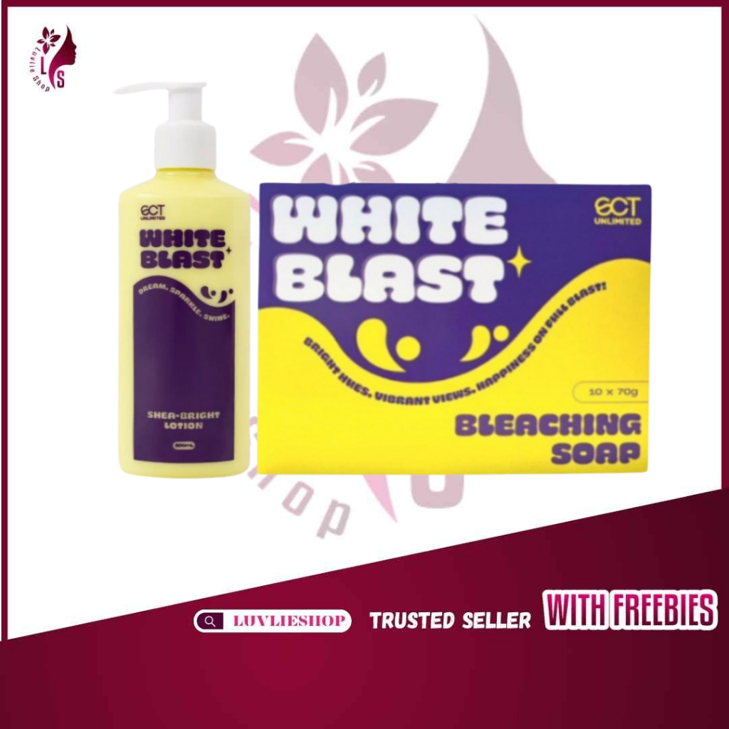 White Blast Bleaching Whitening Soap + White Blast Shea Bright Lotion ...