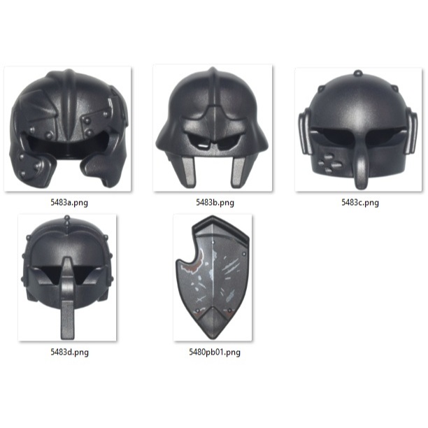 LEGO Part: Lord of the Rings Headgear Helmet Castle and Shield | Shopee ...