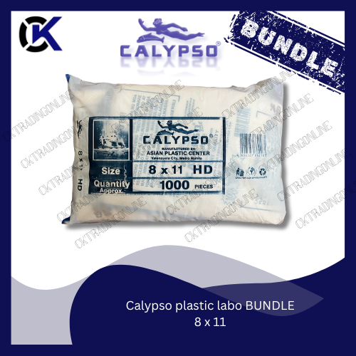 PER BUNDLE 8x11 Calypso Plastic Labo HD 10 packs x 100 pcs/pack ...