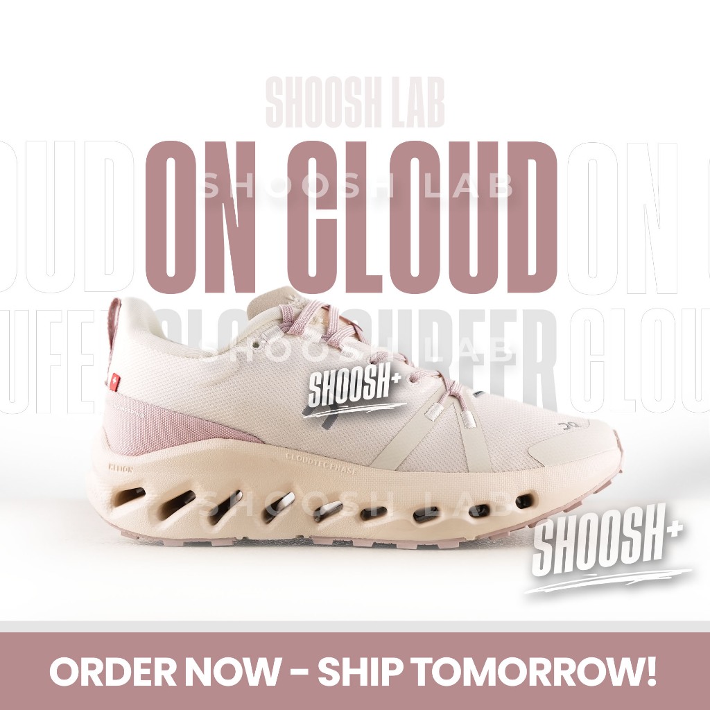 Authentic Quality Shoes OC Cloud Surfer Pink Sneakers Women | shooshlab ...