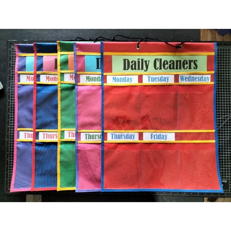 Classroom Cleaners pocket chart | Shopee Philippines