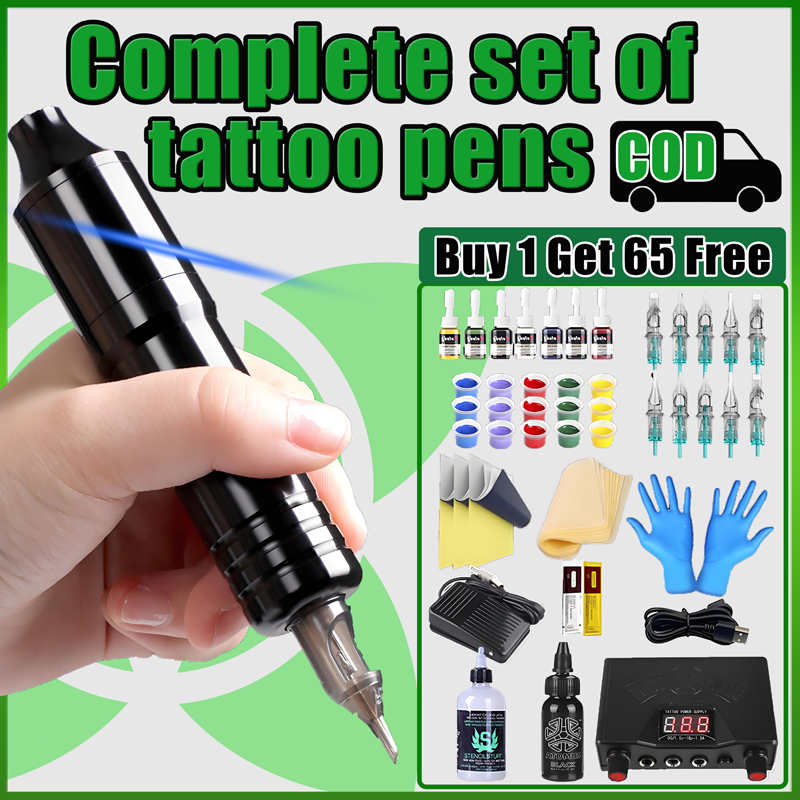 Professional Tattoo Machine Full Set Tattoo Complete Kit tatoo wireless ...