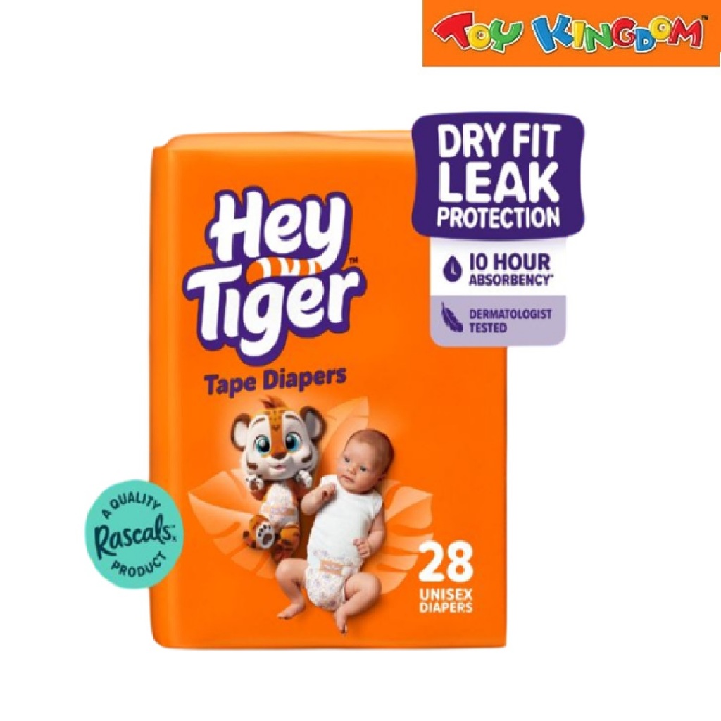 Hey Tiger Taped Diapers Convenience Pack Newborn | Shopee Philippines
